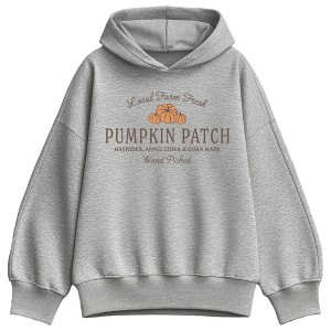 Women's - Instant Message - Pumpkin Patch Oversized Fleece Hoodie ...