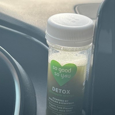 So Good So You Detox Pineapple Orange Organic Probiotic Shot - 1.7 Fl ...