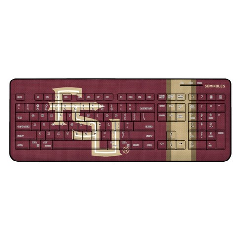 Keyscaper Florida State Seminoles Stripe Wireless Usb Keyboard : Target