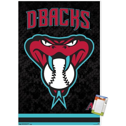 Trends International Mlb Arizona Diamondbacks - Snake Head Logo ...