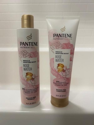 Pantene Nutrient Blends Sulfate Free Miracle Moisture Rose Water ...