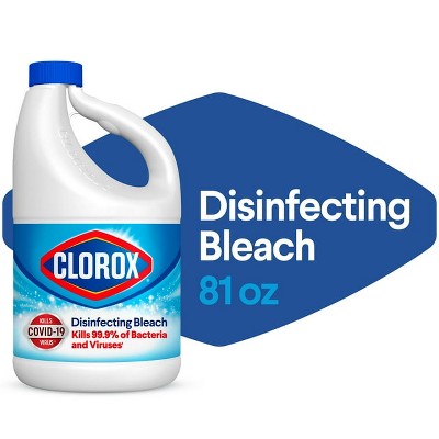 Clorox Regular Scent Germicidal Bleach 81 Oz (6 Pk) : Target