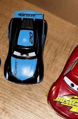 Disney Pixar Cars Track Talkers Glow Racers Lightning McQueen & Jackson ...