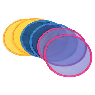 Unique Bargains Flying Disc Folding Pocket Colorful Flying Disc Bulk ...