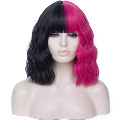 Unique Bargains Curly Wig Human Hair Wigs For Women With Wig Cap ...