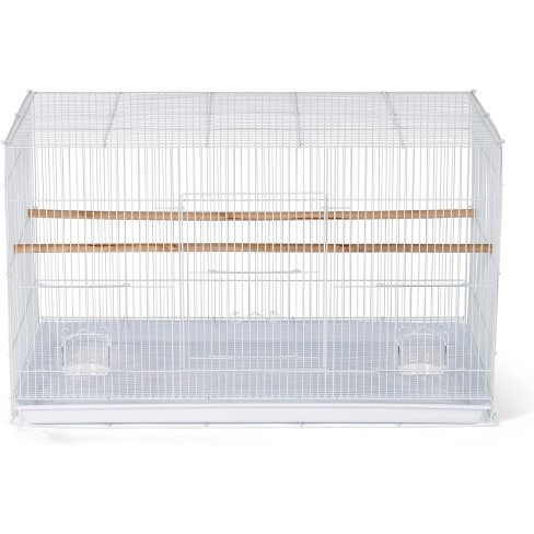 Prevue Pet Products Flight Cage Metal Steel Bird Crate, White : Target