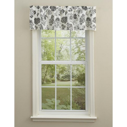 Geranium Floral Lined Valance 60''x14'' : Target