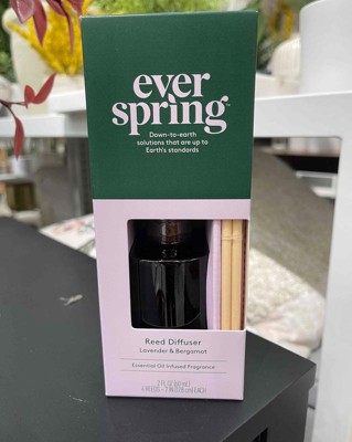 Liquid Reed Diffuser - Lavender & Bergamot - 2 Fl Oz - Everspring™ : Target