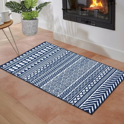 Machine Washable Rug Moroccan Boho Geometric Rug, 2x4 : Target