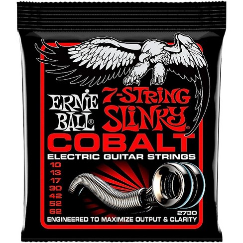 Ernie Ball P02730 Cobalt 7-string Skinny Top Heavy Bottom Electric ...