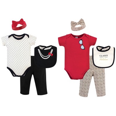 Little Treasure Baby Girl Boxed Gift Set, Classy, 0-6 Months : Target