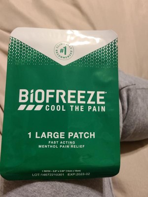 Biofreeze Pain Relieving Patch - 5ct : Target