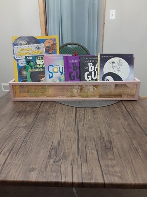 Woven Backless Book Nook Decorative Wall Shelf - Pink - Cloud Island ...