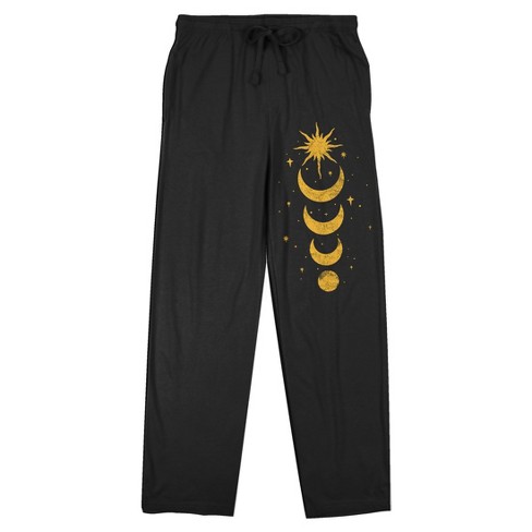 Sun Moon & Stars Women's Black Sleep Pajama Pants-large : Target