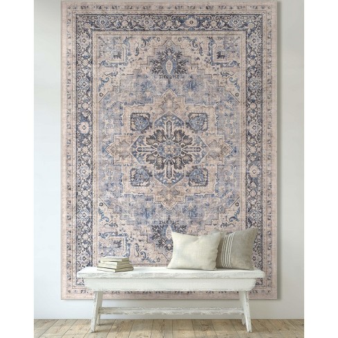 Well Woven Apollo Flatwoven Tirana Blue Area Rug (5'3" X 7'3") : Target