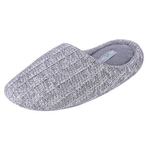 Roxoni Women’s Cozy Knit Memory Foam Slippers, Fleece Lined, Indoor ...