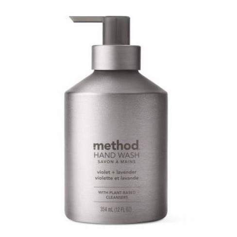 Method Violet + Lavender Aluminum Gel Hand Soap - 12 Fl Oz : Target