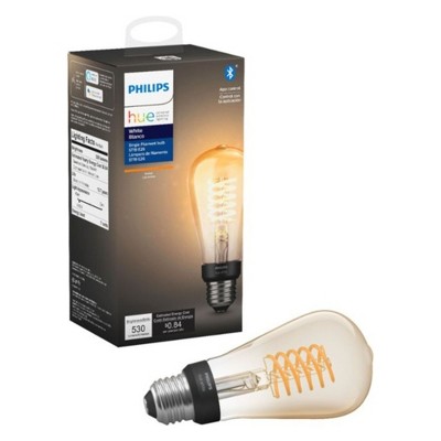 Philips Hue White Ambiance Filament A19 Bluetooth Smart Led Bulb : Target