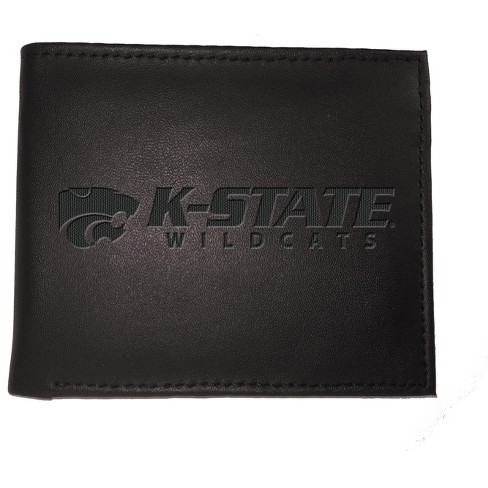 Evergreen Ncaa Kansas State Wildcats Black Leather Bifold Wallet ...