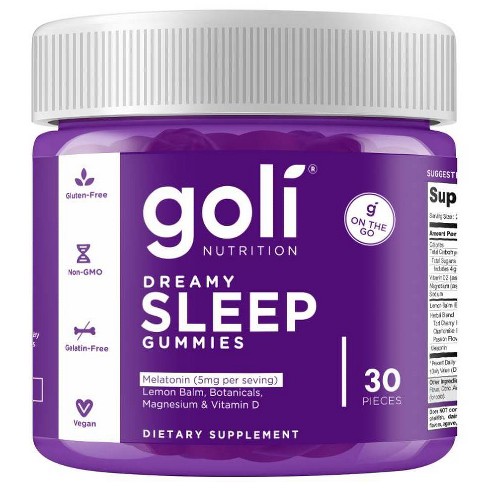 Goli Nutrition Dreamy Sleep Vegan Multivitamin Gummies : Target
