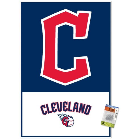 Trends International Mlb Cleveland Guardians - Logo 22 Unframed Wall ...