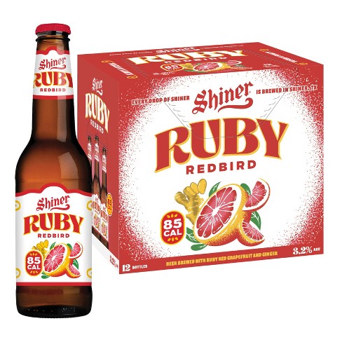 Shiner Ruby Redbird Grapefruit Beer - 12pk/12 Fl Oz Bottles : Target