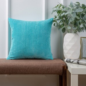 Phantoscope Pillow Cover, Corduroy Velvet Decorative Couch Cushion ...