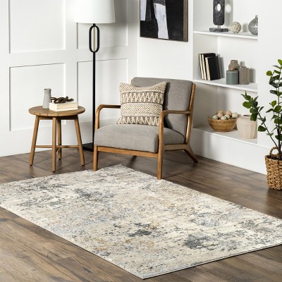 Nuloom Chastin Modern Abstract Area Rug, 10' X 14', Beige : Target