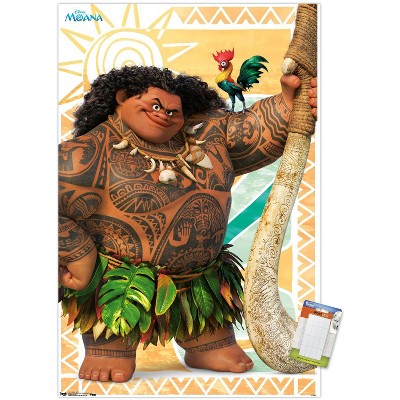 Trends International Disney Moana - Ocean Floor Unframed Wall Poster ...