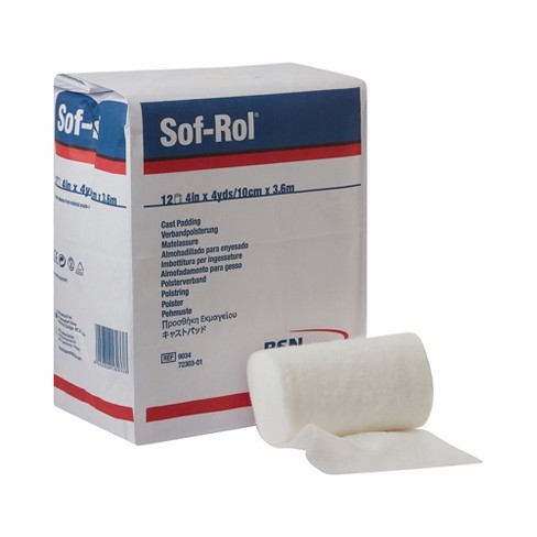 Sof-rol Cast Padding 4" X 4 Yard Rayon White 9034, 12 Ct : Target
