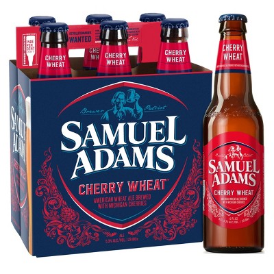 Samuel Adams Cherry Wheat Beer - 6pk/12 Fl Oz Bottles : Target