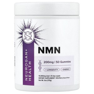 Neurogan Health NMN Gummies, Wild Berry, 50 Gummies (100 mg per Gummy ...