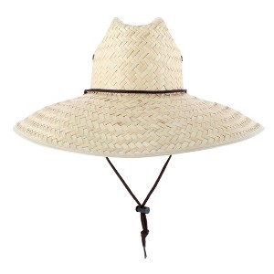 CTM Adult Palm Leaf Lifeguard Hat, Straw : Target