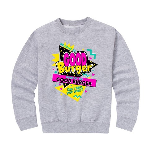 Boys' Good Burger Home Of The Good Burger Graphic Long Sleeve Fleece ...