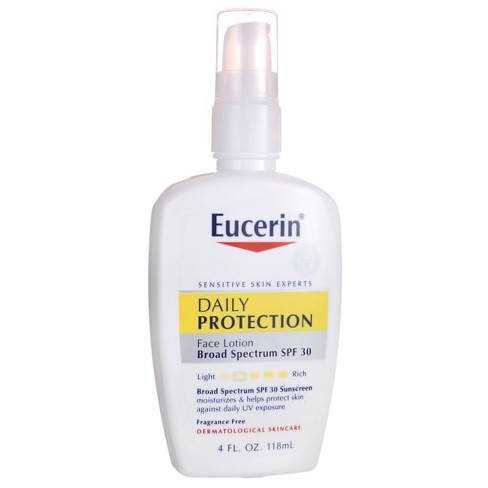 Eucerin Daily Protection Face Lotion - Spf 30 4 Fl Oz Lotion : Target