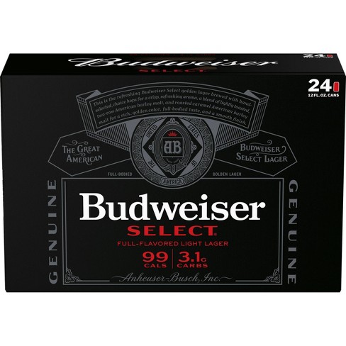 Budweiser Select Beer - 24pk/12 Fl Oz Cans : Target