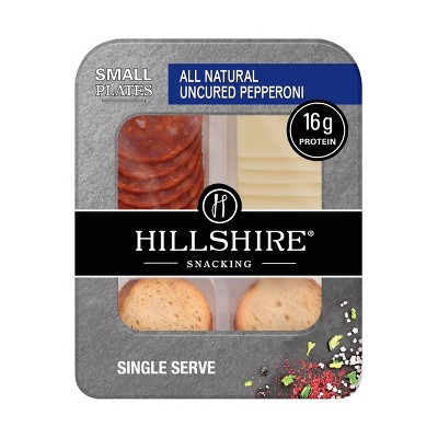 Hillshire Snacking All Natural Uncured Pepperoni With White Cheddar ...