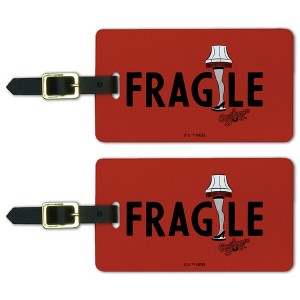 A Christmas Story Fragile Type Luggage ID Tags Set of 2 : Target