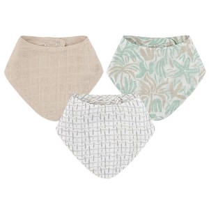 Cove 3-pc. Muslin Baby Bib Set (Beach Life) : Target