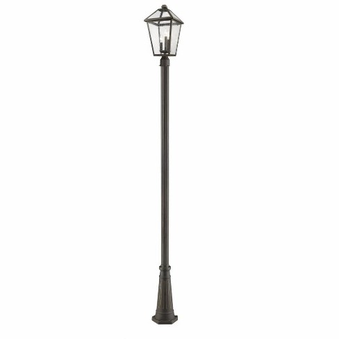 Z-lite Talbot 3 - Light Post Light In Oil Rubbed Bronze : Target