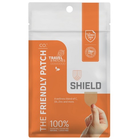 The Friendly Patch Shield 8 Patches Immune Support D3, C & Zinc Patch ...