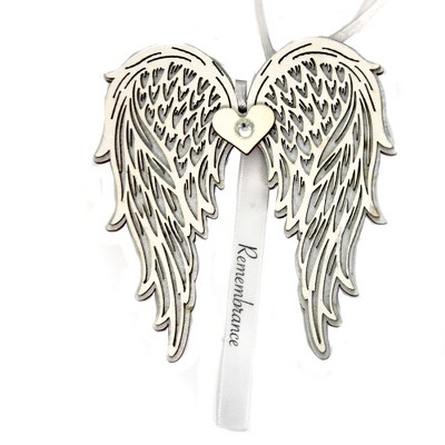 Holiday Ornament Remembrance Wing - One Ornament 4.0 Inches - Angel ...