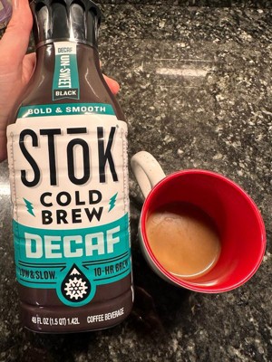 Stok Decaf Unsweetened Cold Brew Coffee - 48 Fl Oz : Target