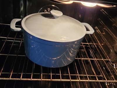 7.5qt Enamel Dutch Oven Blue - Figmint™ : Target