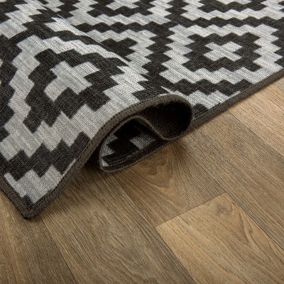 World Rug Gallery Contemporary Geometric Trellis Indoor/outdoor Area ...
