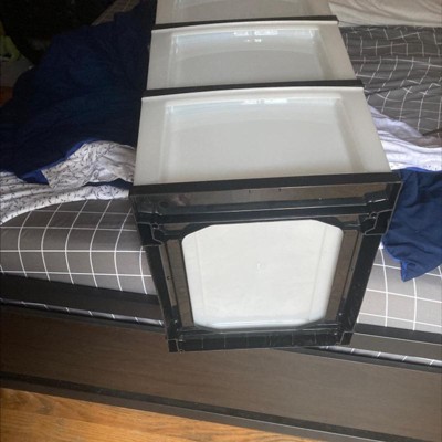 Iris Drawer Storage Cart With Organizer Top Black : Target