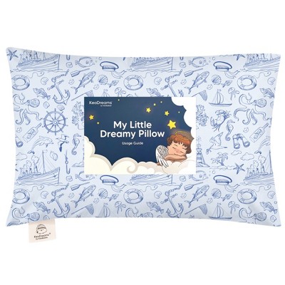 Keababies Toddler Pillow With Pillowcase, 13x18 Soft Organic Cotton ...