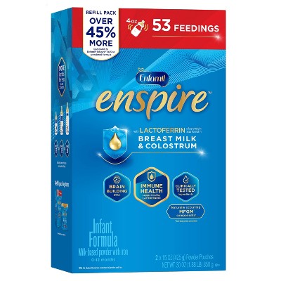 Enfamil Enspire Powder Infant Formula Refill Pack - 30oz : Target