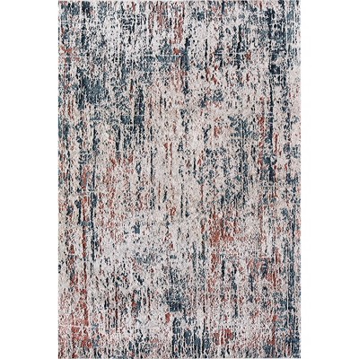 Rugs America Cora Cl65a Blue Mist Transitional Vintage Rust Area Rug ...