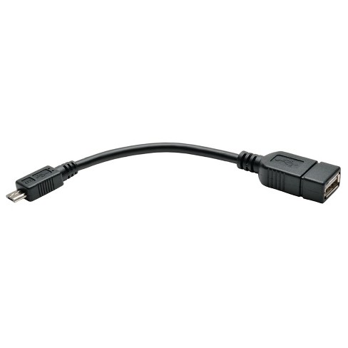 Tripp Lite Micro Usb Otg Host Adapter Cable, 6-in. : Target